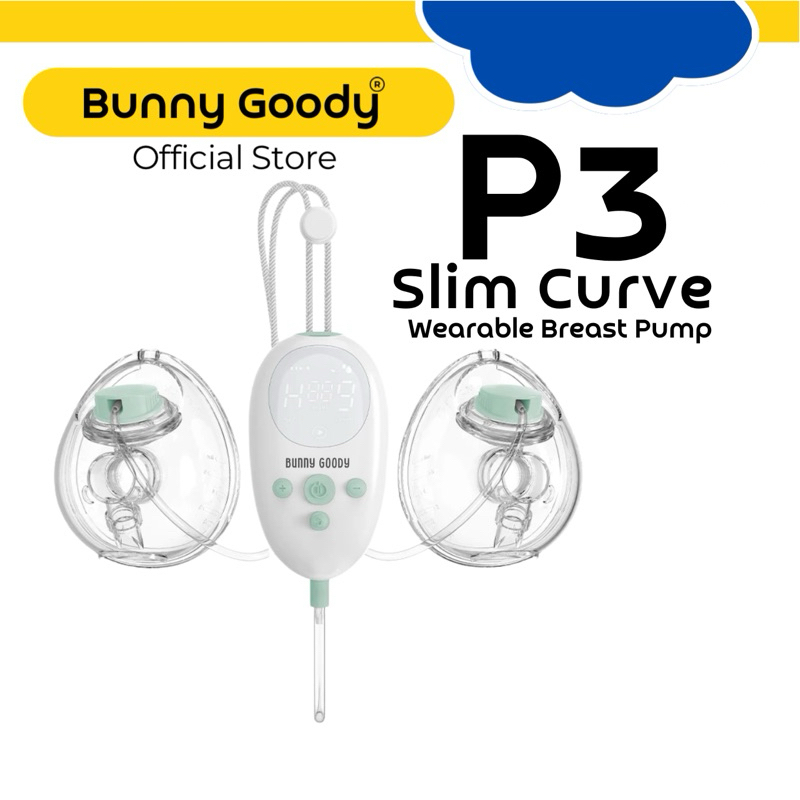 Bunny Goody 𝗛𝗼𝘀𝗽𝗶𝘁𝗮𝗹 𝗚𝗿𝗮𝗱𝗲 𝗕𝗿𝗲𝗮𝘀𝘁 𝗣𝘂𝗺𝗽 P3 Slim Curve Double Hands Free ...