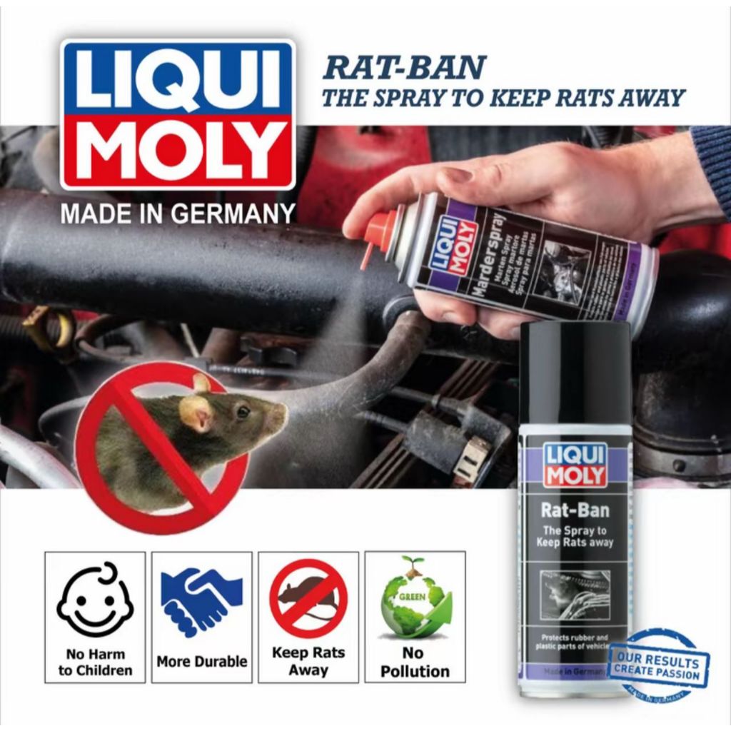LIQUI MOLY Rat-Ban The Spray To Keep Rats Away (200ML) 21640 | Shopee ...