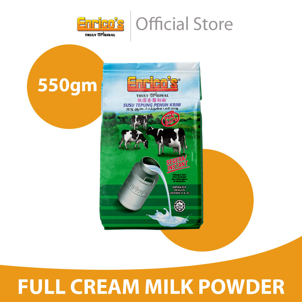 Enrico's Full Cream Milk Powder 550gm | Shopee Malaysia