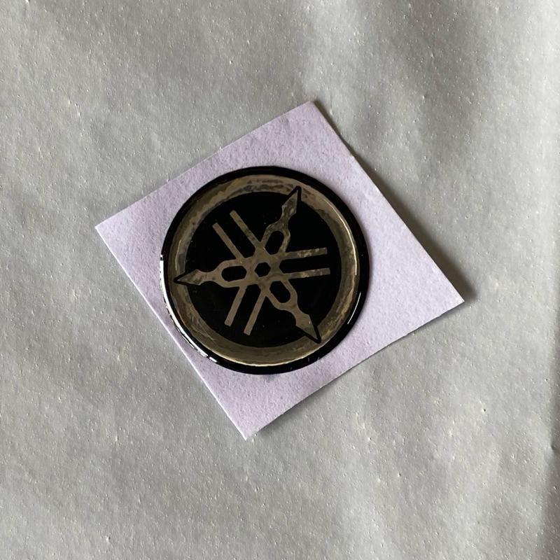 STICKER EPOXY STICKER TIMBUL LOGO YAMAHA (3CM X 3CM) | Shopee Malaysia