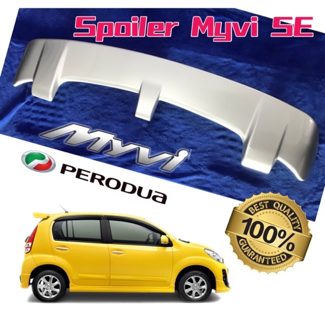 Perodua Myvi Lagi Best Myvi Icon SE 2011-2016 Spoiler with Paint ...