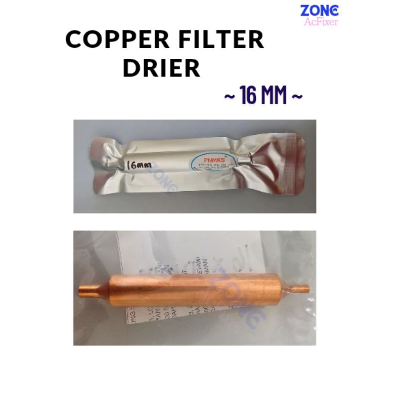 copper filter drier 16mm / 19 mm / 19 mm(double) / 25 mm | Shopee Malaysia