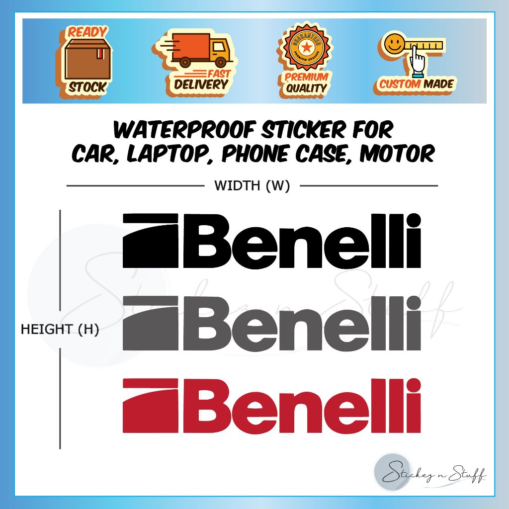 D2_Benelli Logo Motorcycle Sticker 502 520X 600 Bike Helmet Motorsport ...