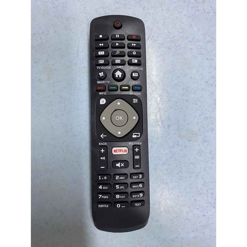 Philips Smart TV remote control with Netflix button | Shopee Malaysia
