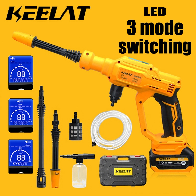 KEELAT KPW007 Water Jet Cordless Water Jet High Pressure Water Jet Car ...