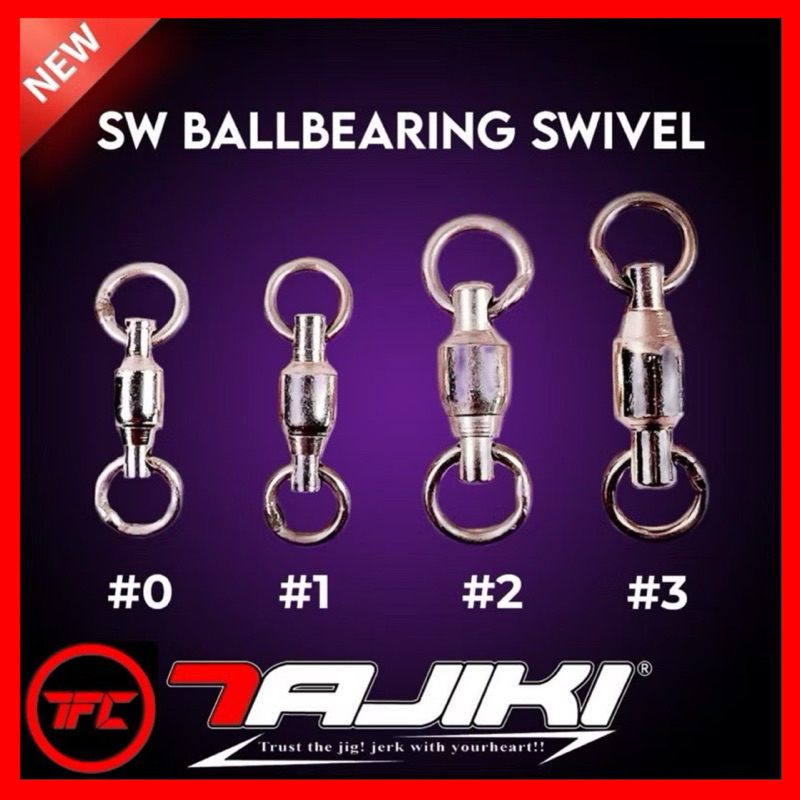 TAJIKI SW Ball Bearing Swivel Saltwater Jigging Casting Heavy Duty ...