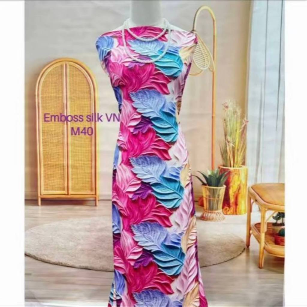 Kain Mango Silk, Emboss Silk & Latin Silk Berkualiti Tinggi Import dari ...