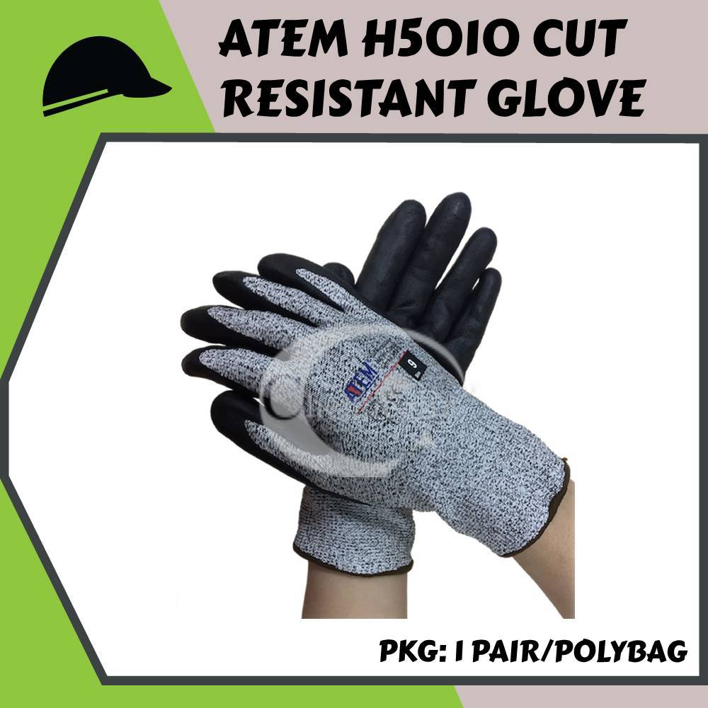 ATEM H5010 CUT RESISTANT GLOVE (LEVEL 3) | Shopee Malaysia