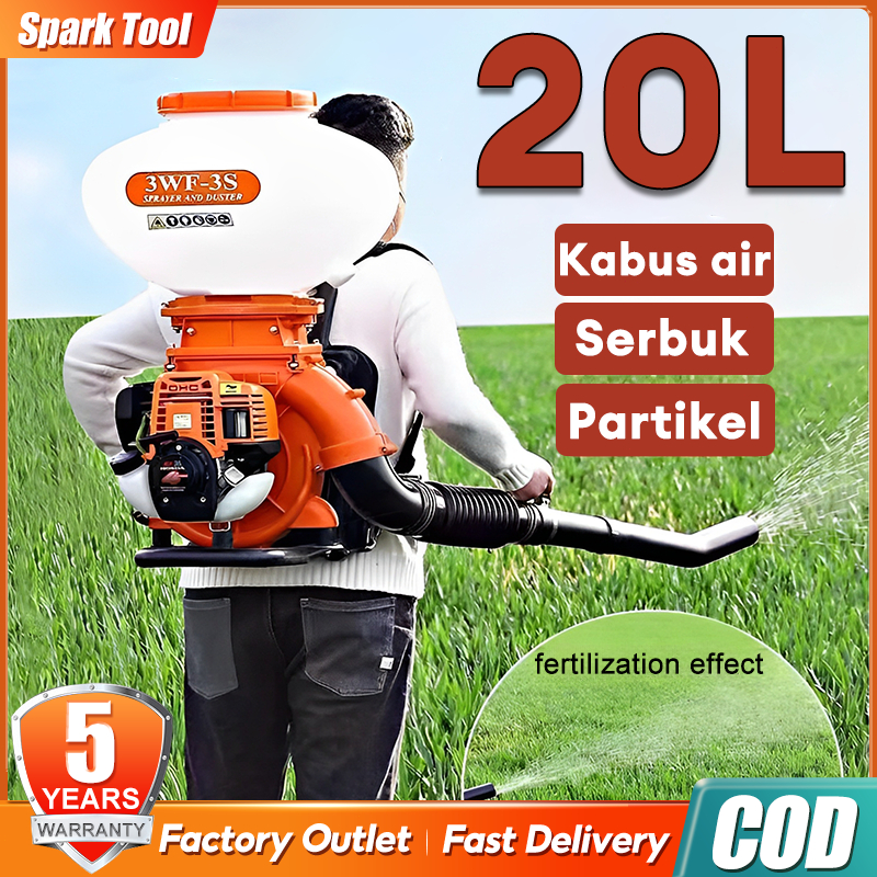 Mist Duster 20L Mist Blower Mesin Knapsack Sprayer Pam Racun Disinfectant Sanitize | Shopee Malaysia