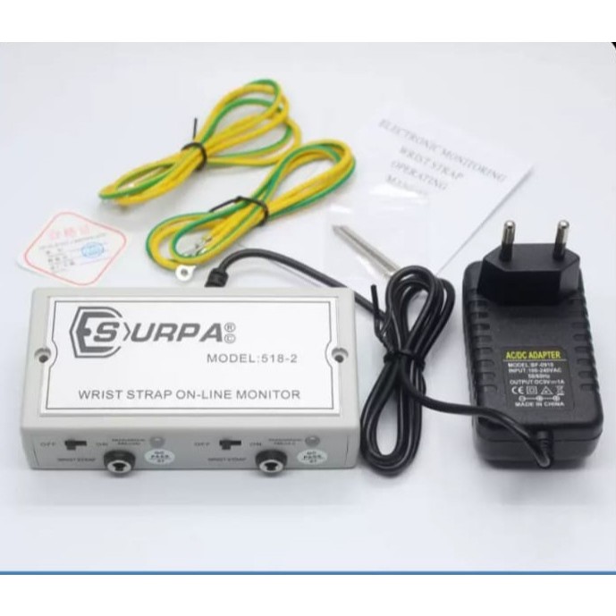 SURPA 518-2 SURPA 518-1 ESD Anti-static wrist strap online monitor ...