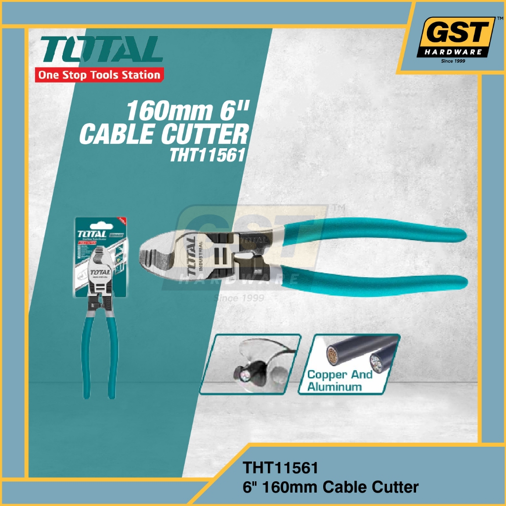 Total Cable Cutter Heavy Duty (6" / 8" / 10") Wire Cutter Heavy Duty ...