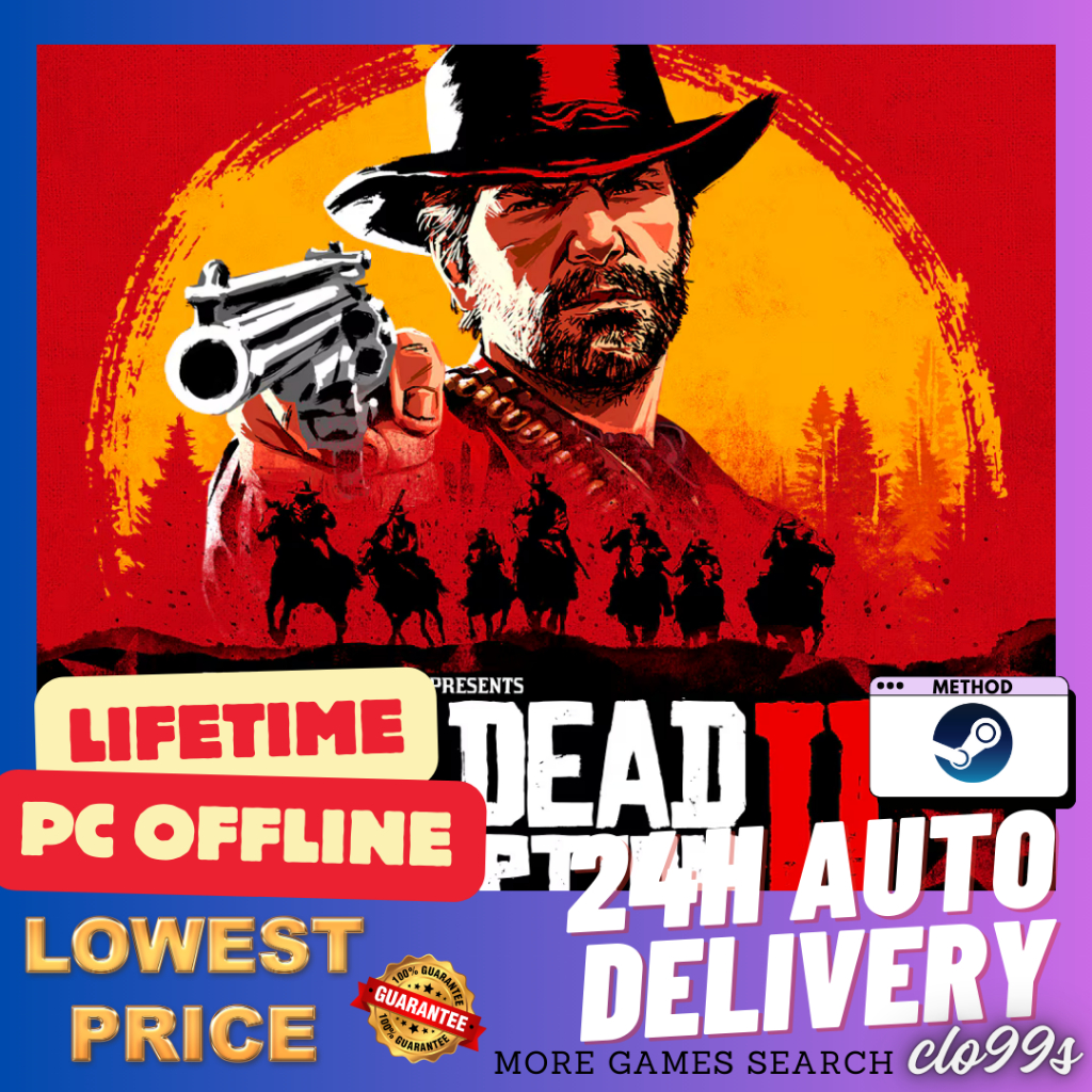 Red Dead Redemption 2 Ultimate Edition Steam Full DLC PC Games | Shopee ...