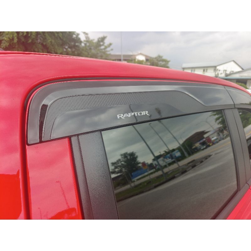 FORD RAPTOR 2023 YEAR UP DOOR VISOR GR CARBON INJECTION | Shopee Malaysia
