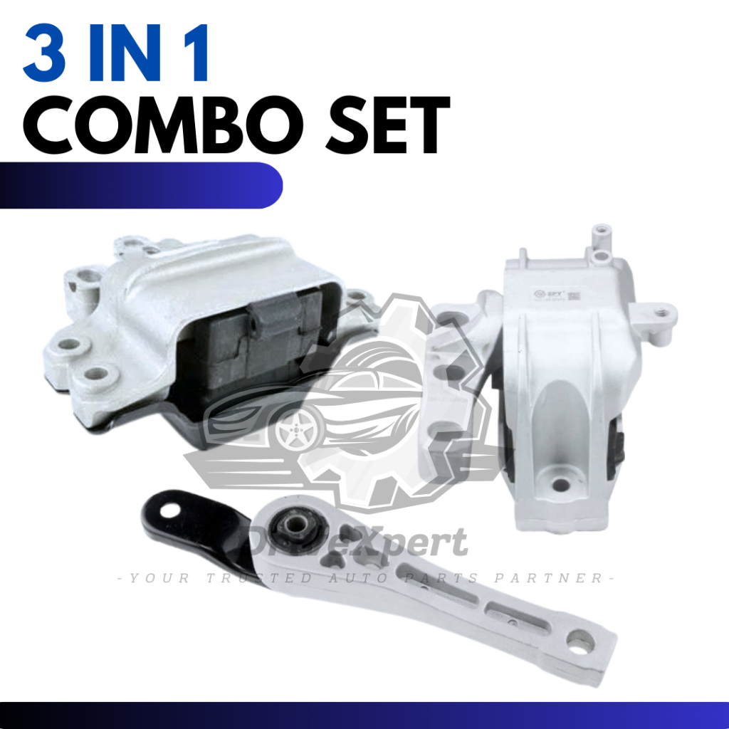 [3 IN 1] Engine Mounting - VW Golf GTI MK6 MK5 CC Scirocco EOS Audi TT ...