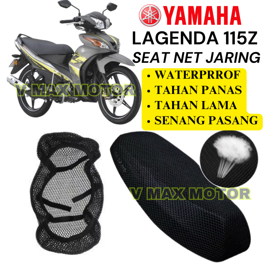 Yamaha LAGENDA 115Z 115ZR Motorcycle Seat Cover Net Jaring TEBAL Motor ...