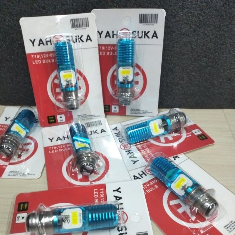 MENTOL DEPAN LED T19 UNTUK SEMUA JENIS MOTOR MODEL T19 (AC/DC) 100% ...