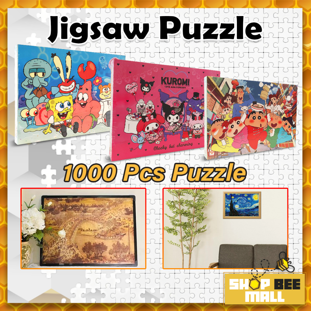 1000 pcs Jigsaw Puzzle Colorful Jigsaw Puzzle for Kids Anime Puzzle ...