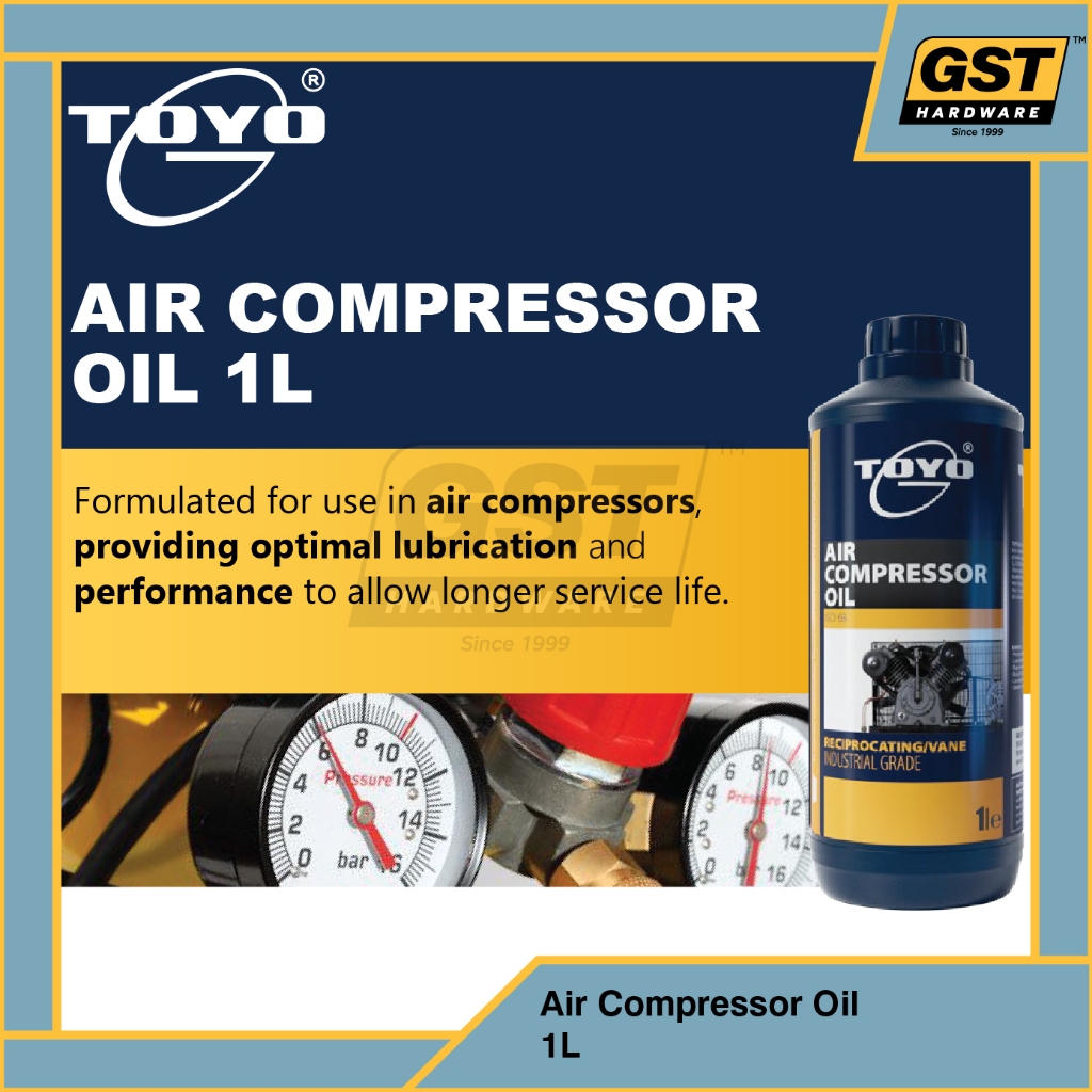 Toyo-G Air Compressor Oil 1L / 4L Minyak Air Compressor | Shopee Malaysia