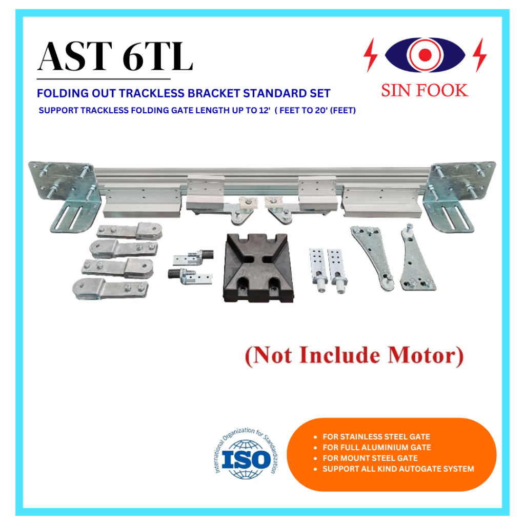 Trackless Folding Bracket System AST 6TL | Shopee Malaysia