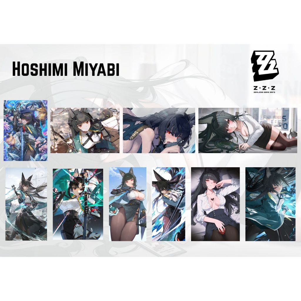 Anime Sticker pack - ZZZ zenless zone zero Hoshimi Miyabi,Anby ...