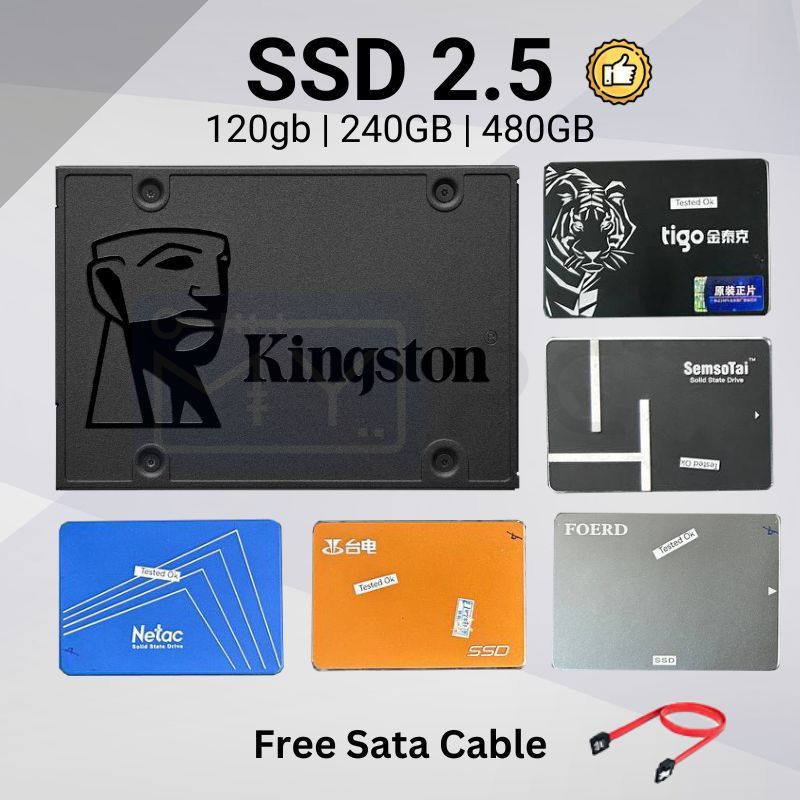 *USED SSD Kingston A400/Colorful/WD Western Digital 120GB 240GB SSD 2.5 ...