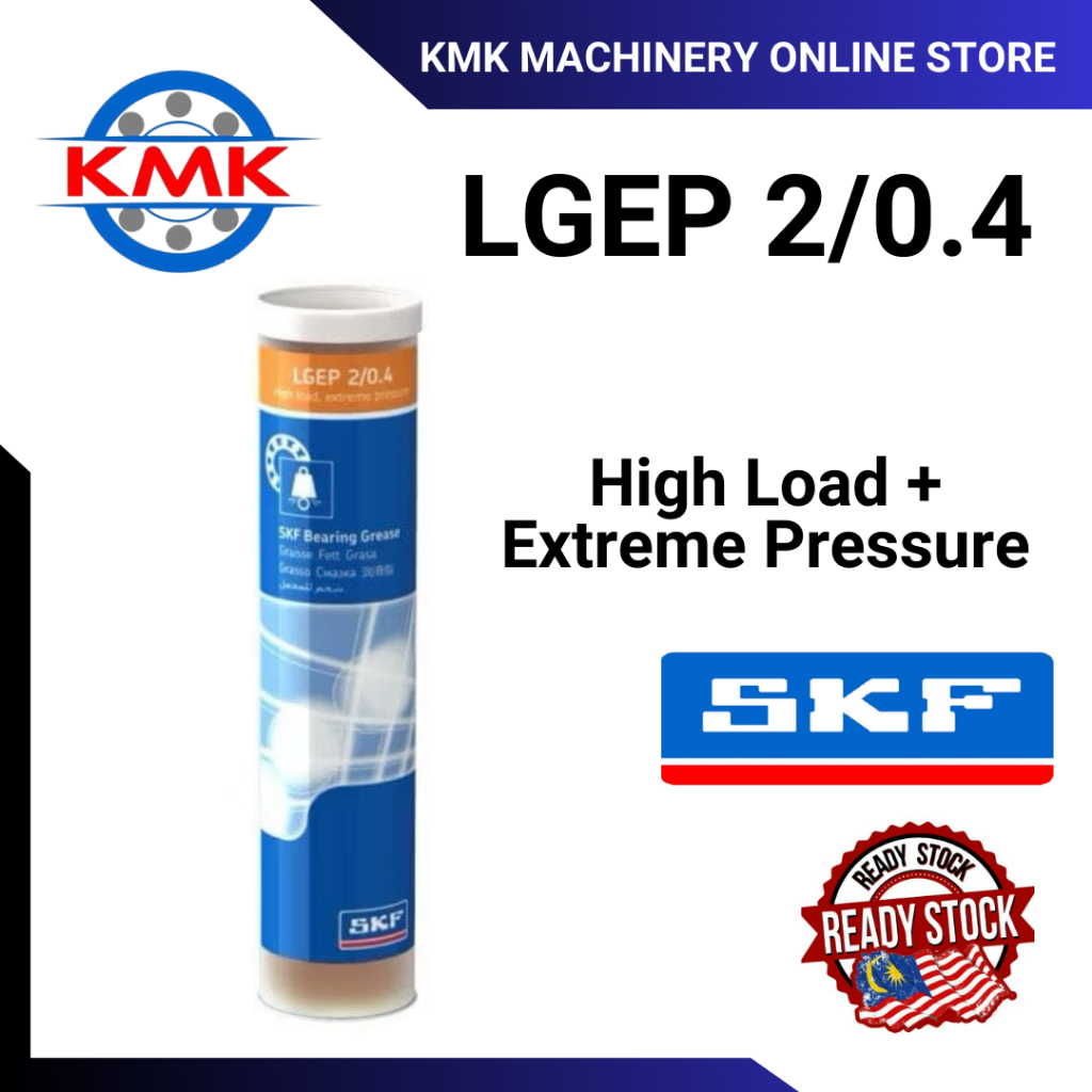 SKF GREASE LGEP 2/0.4 HIGH LOAD , EXTREME PRESSURE (420ml) Suitable for ...