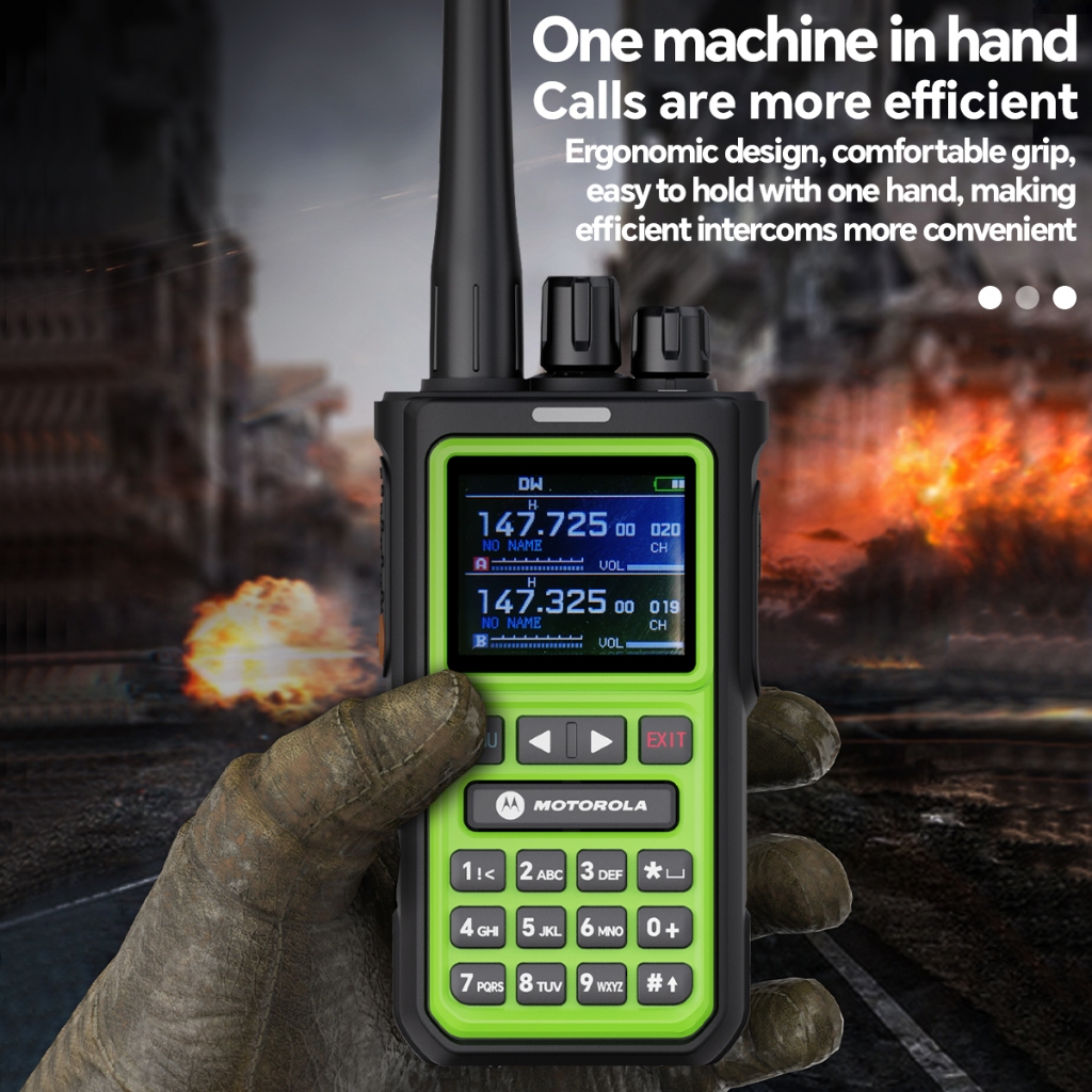 【Harga aktiviti】Motorola Walkie Talkie HX8100 10KM Long Range 15Watts U ...