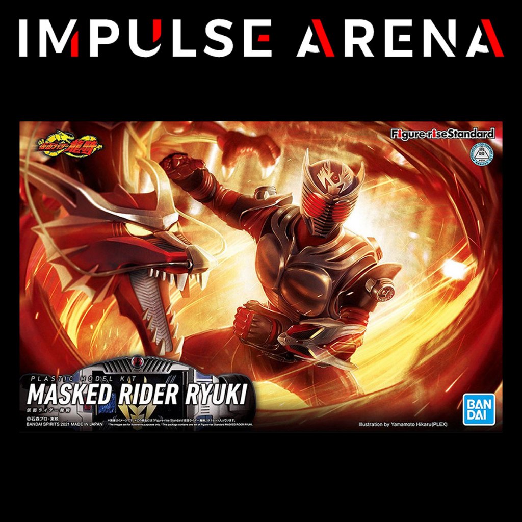 (Ready Stock KL) BANDAI FRS Kamen Rider Ryuki Plastic Model Kit Figure-rise Standard Masked ...