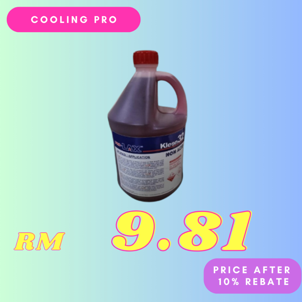 KLEEN32 ALKALINE Aircond Chemical Alkaline Coil Cleaner Alkaline (1-2 ...