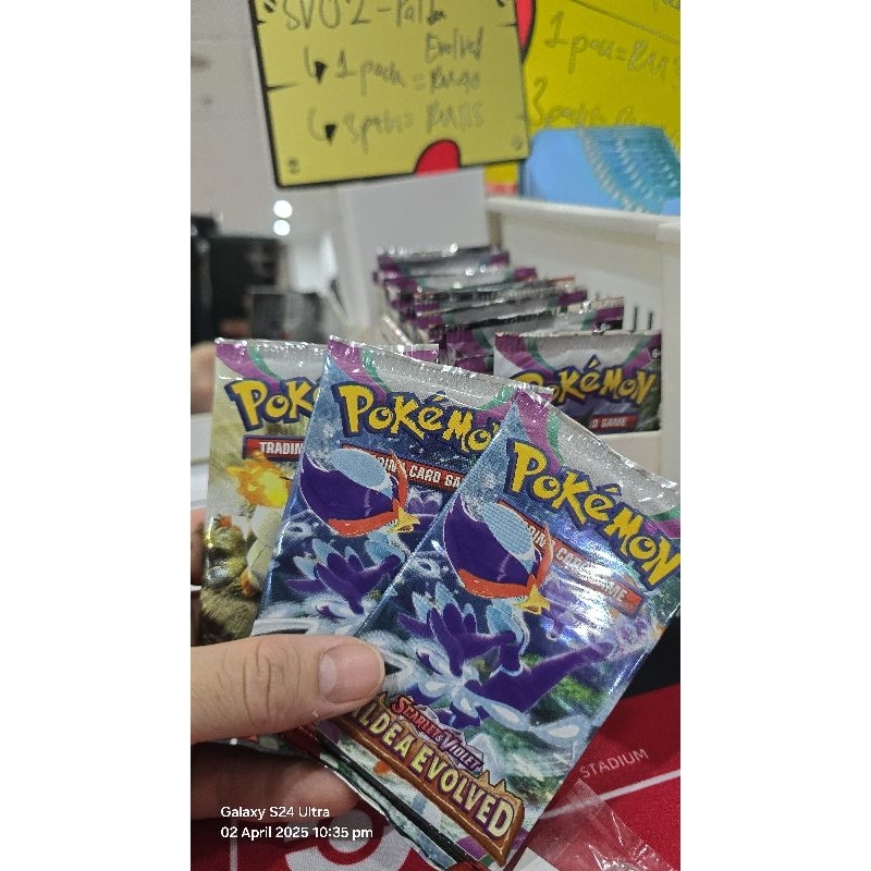 (LIVE RIP) SV02 Paldea Evolved Booster Pack Pokémon TCG Card Game ...