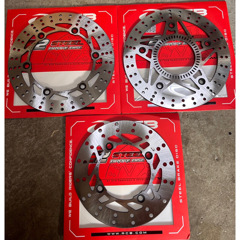 RCB 💯 ORIGINAL E2 STEEL BRAKE DISC RS150 RSX150 PCX ADV 256mm 220mm ...
