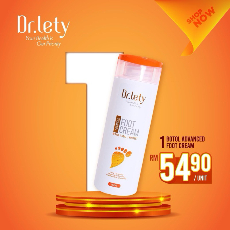 DR LETY FOOT CREAM ( buy 3 & above and get a gift 🎁 ) | Shopee Malaysia