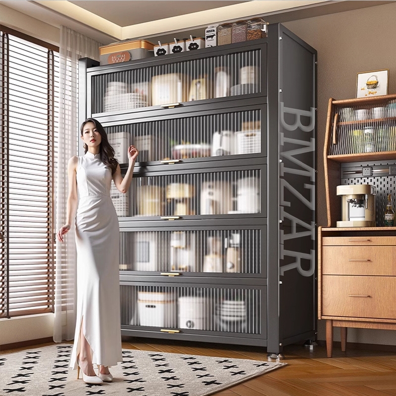 Kitchen Cabinet Carbon Steel Kitchen Storages Racks Rak Kabinet Dapur ...