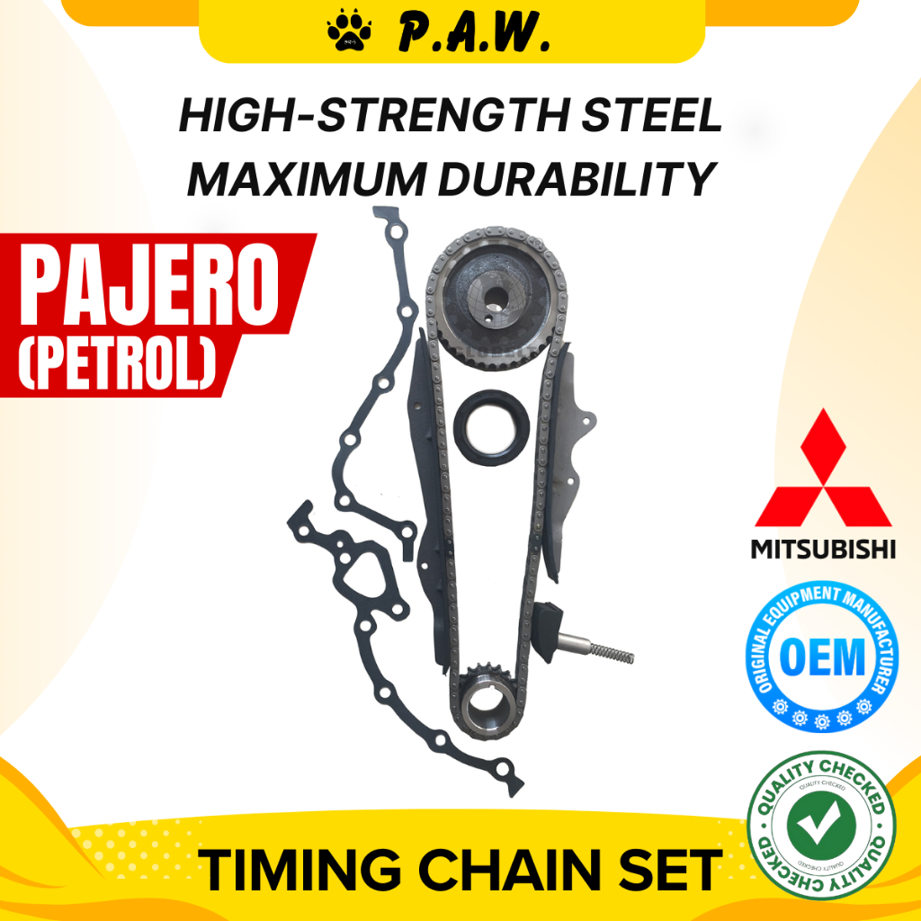 102D Mitsubishi Pajero Petrol 4G52B 4G54B 4G54 L047 Chain (6/Set) (Half ...