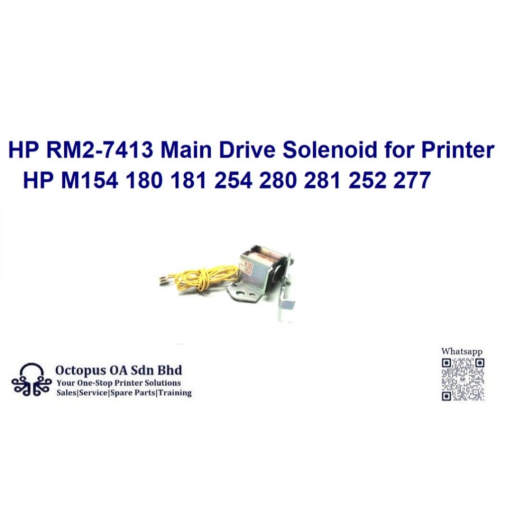 HP RM2-7413 Main Drive Solenoid for Printer HP M154 180 181 254 280 281 ...