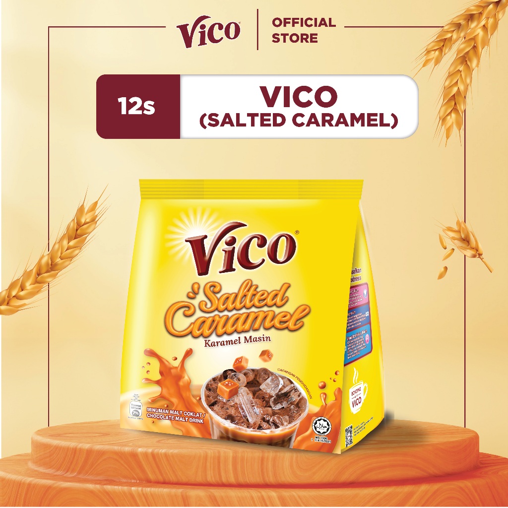 Vico 3 in 1 Salted Caramel Chocolate Malt Drink (12's x 32g) | Shopee ...