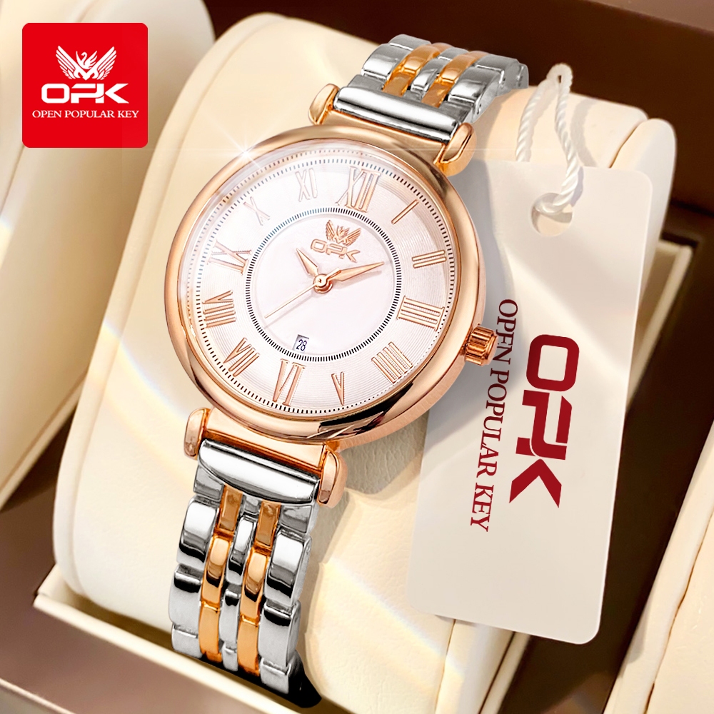 OPK Jam Tangan Perempuan Original Watch 100% Wanita Women Birthday Gift ...