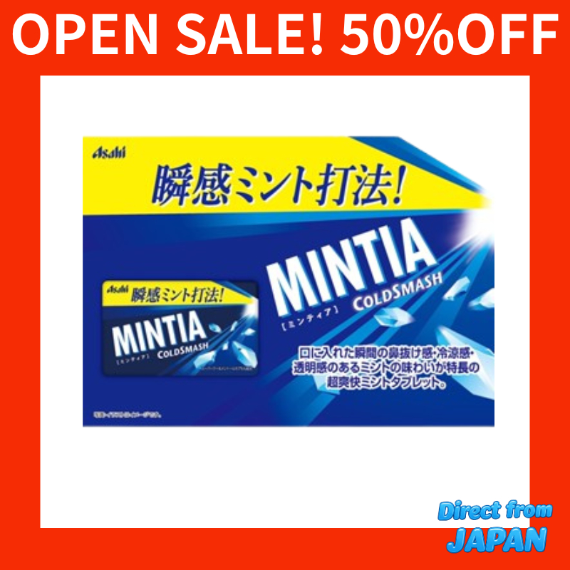 【Direct from JAPAN】Asahi Group Foods Mintia Cold Smash 50 tablets (7g) | Shopee Malaysia