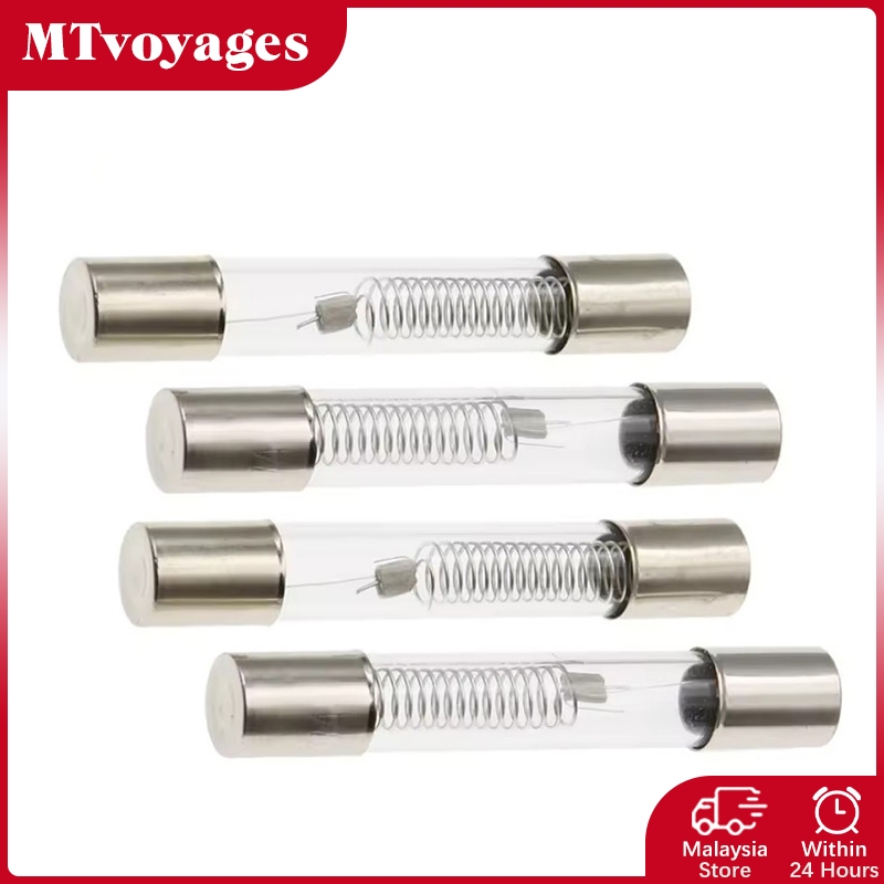 10Pcs 5KV Special Microwave Oven Fuse 0.65A Glass Tube Fuse 5000V High ...
