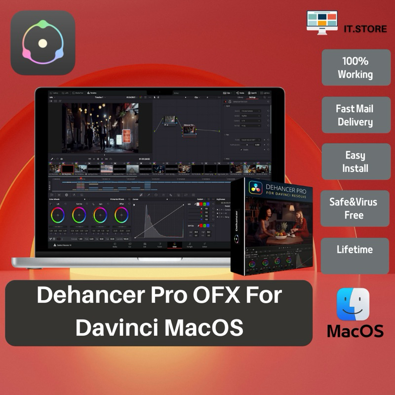 Dehancer Pro OFX For Davinci MacOS – Film emulation & color grading ...