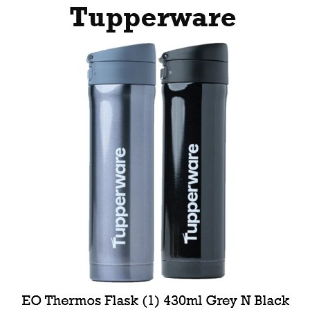 Tupperware THERMAL MINI FLASK 250 ml with Gift Box OR Easy Open Thermal Flask 430ml Grey OR ...