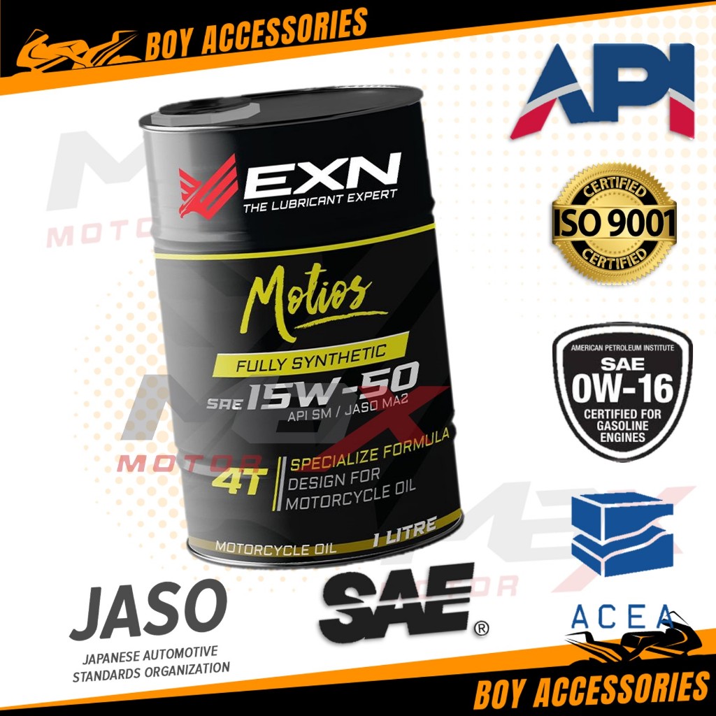 EXN 4T Motion Molytech Engine Enjin Oil Minyak hitam Motor Motorcycle ...