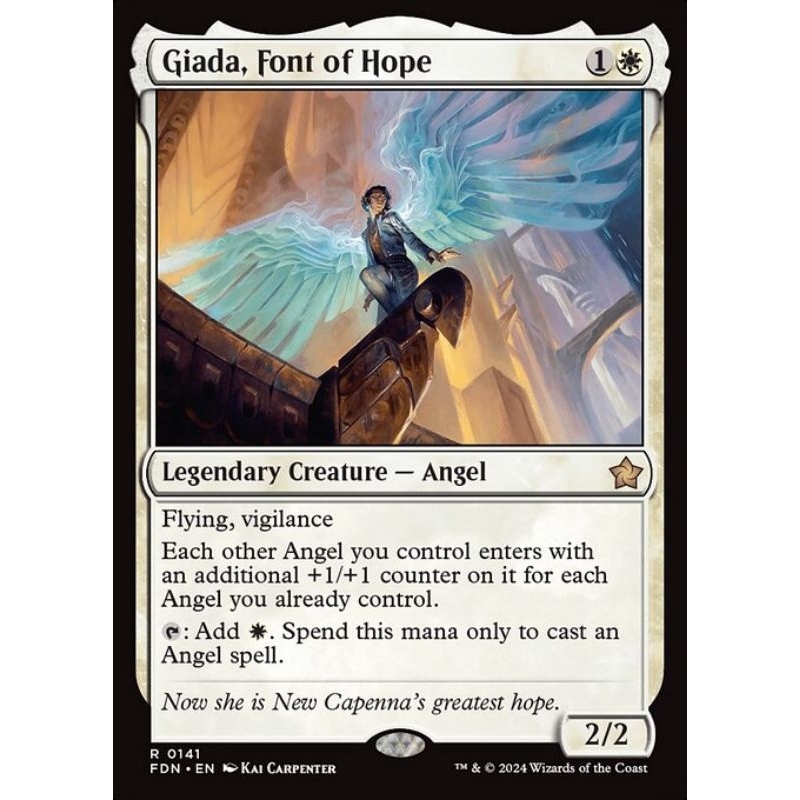 Magic the Gathering - Giada, Font of Hope (FDN) | Shopee Malaysia