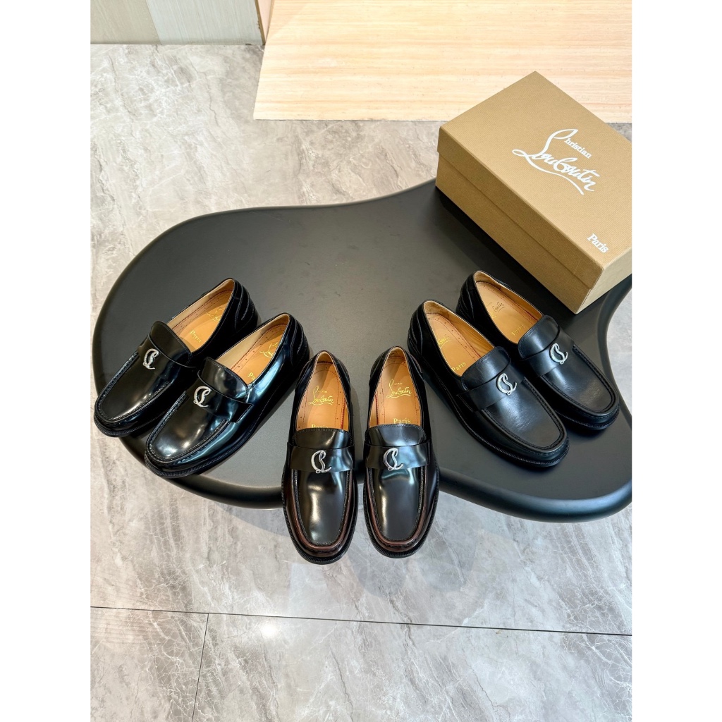 Kasut lelaki CBIN plain color with logo buckle design luxury sneakers ...