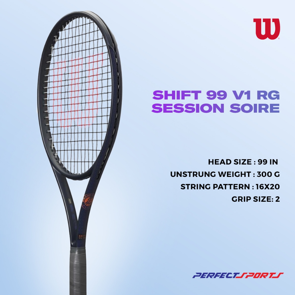 [Free String + Grip] Wilson SHIFT 99 V1 RG SESSION SOIRE 2025 Performance Tennis Racket 200g ...