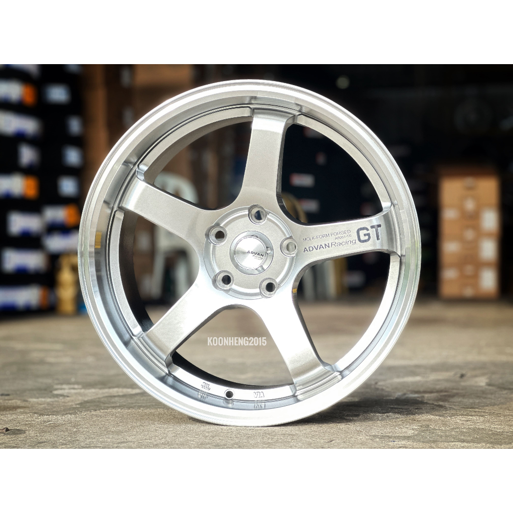 New Car Sport Rim Flow Forming ADVAN RACING GT Wheels 18x8.5J 5x114 ET35 Hyper Black - READY ...