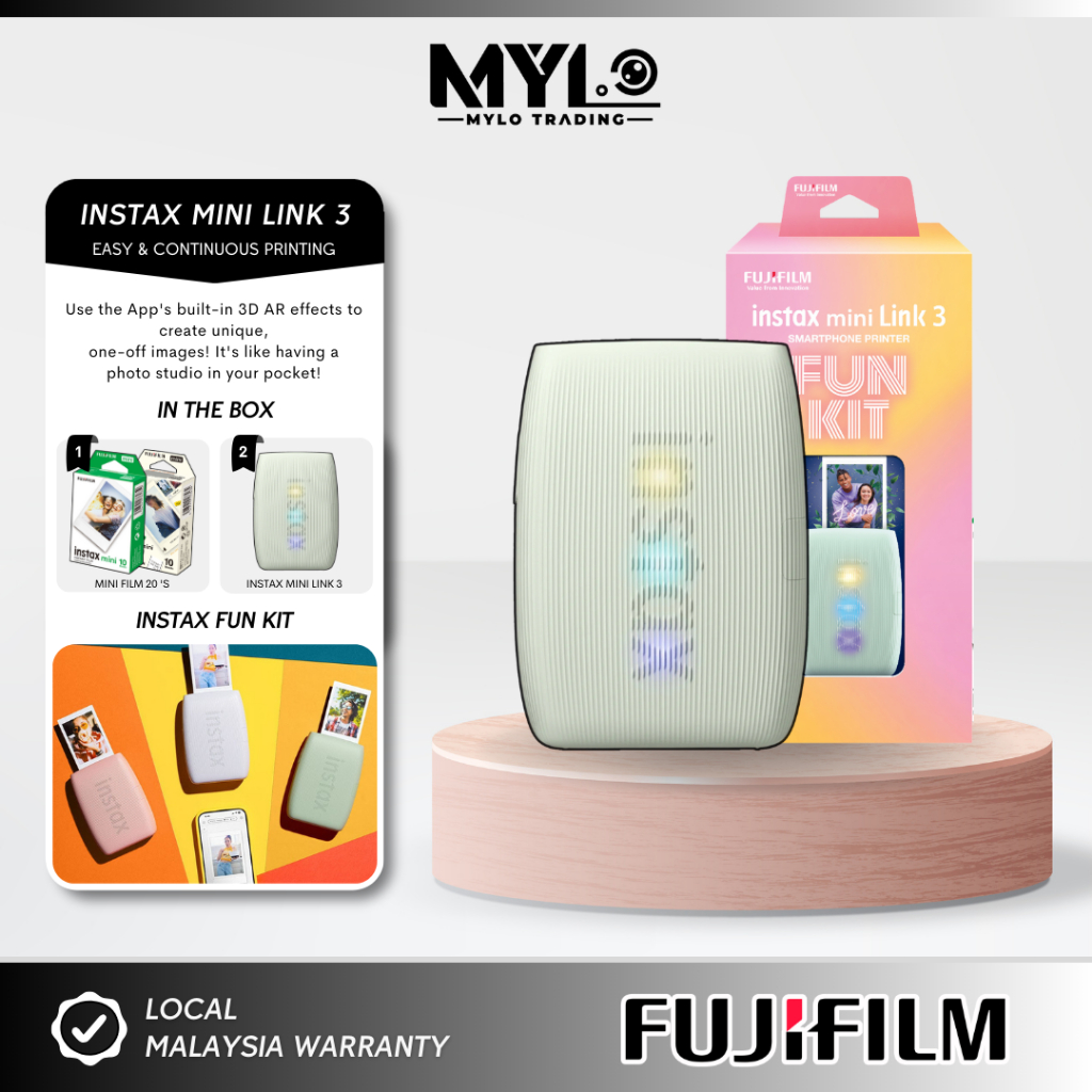 Fujifilm Instax Mini Link3 | Link 3 | Link 2 & Mini Link2 Smartphone ...