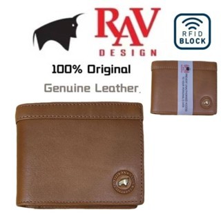RAV Design Genuine Leather RFID Wallet YRW449-G1 | Shopee Malaysia