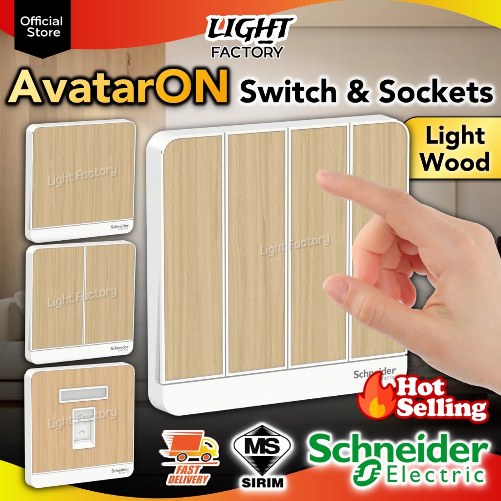 🔥SIRIM APPROVED🔥 Schneider Electric AvatarOn Full Series Switches ...