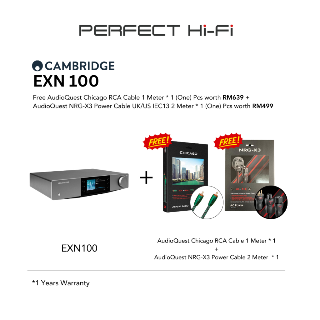 [FOC Audioquest Cable]Cambridge Audio EXN 100 Network Player | Shopee ...